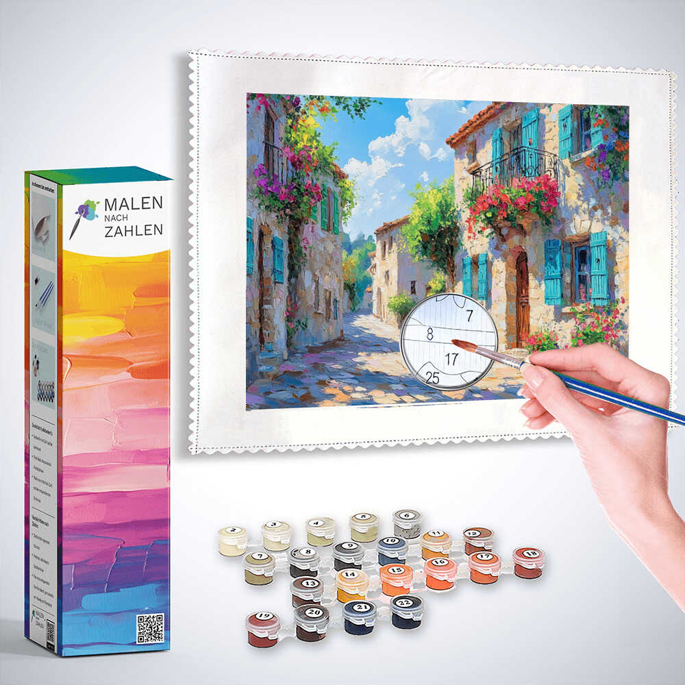 Malen nach Zahlen - Mediterranes Farbenspiel - Jetzt kaufen