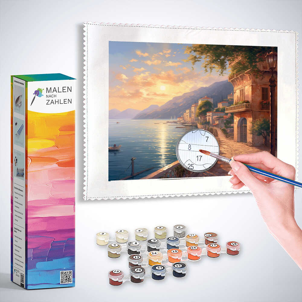 Malen nach Zahlen - Mediterranes Erwachen - Jetzt kaufen