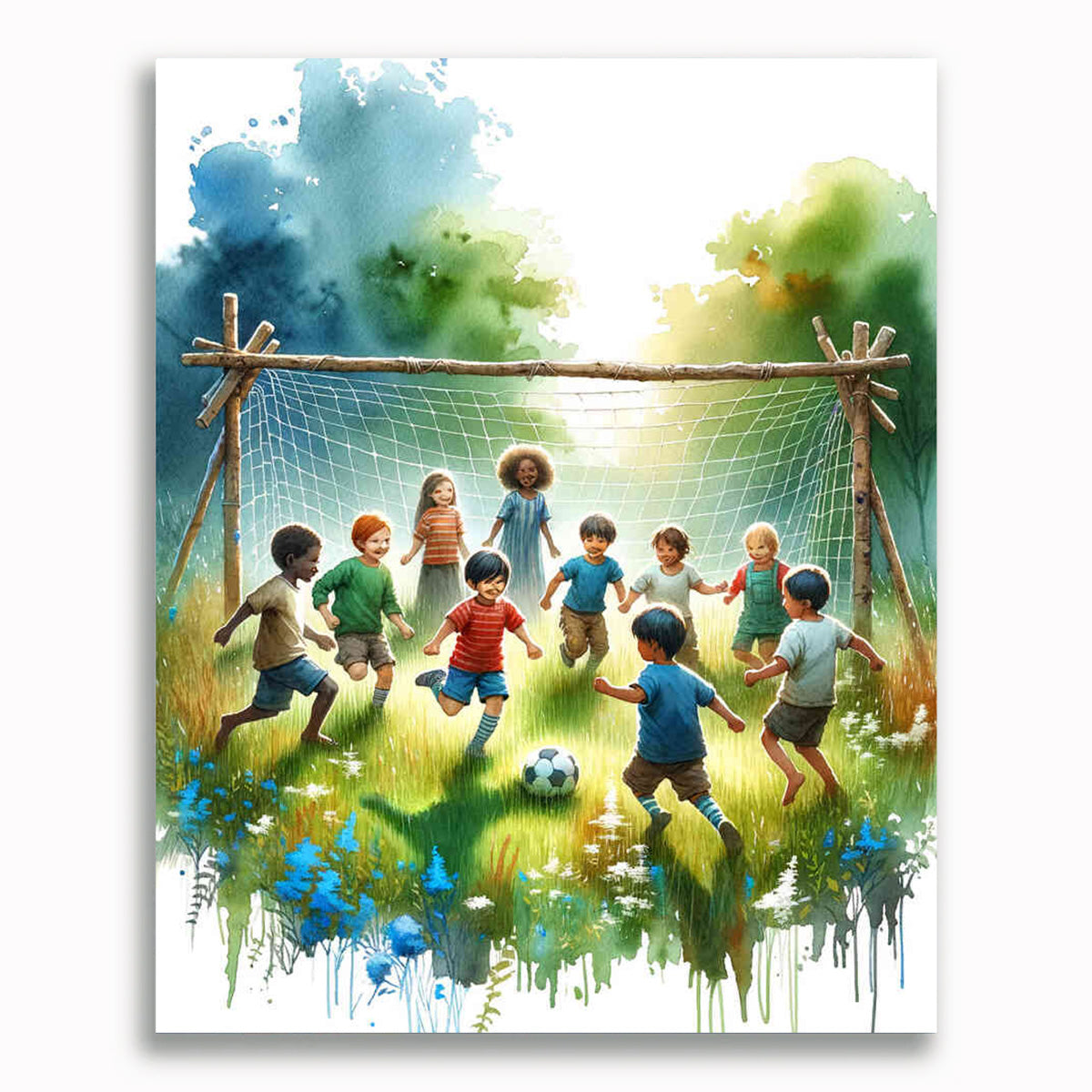 Malen nach Zahlen - Kinder des Sommers - Jetzt kaufen – malennachzahlen-erwachsene