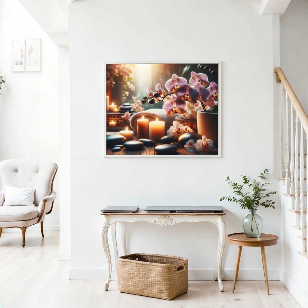 Malen nach Zahlen - Orchideen und Wellness - Jetzt kaufen