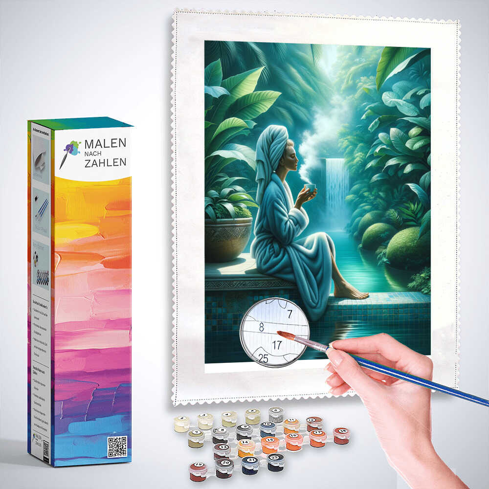 Malen nach Zahlen - Wellness und Kaffee - Jetzt kaufen
