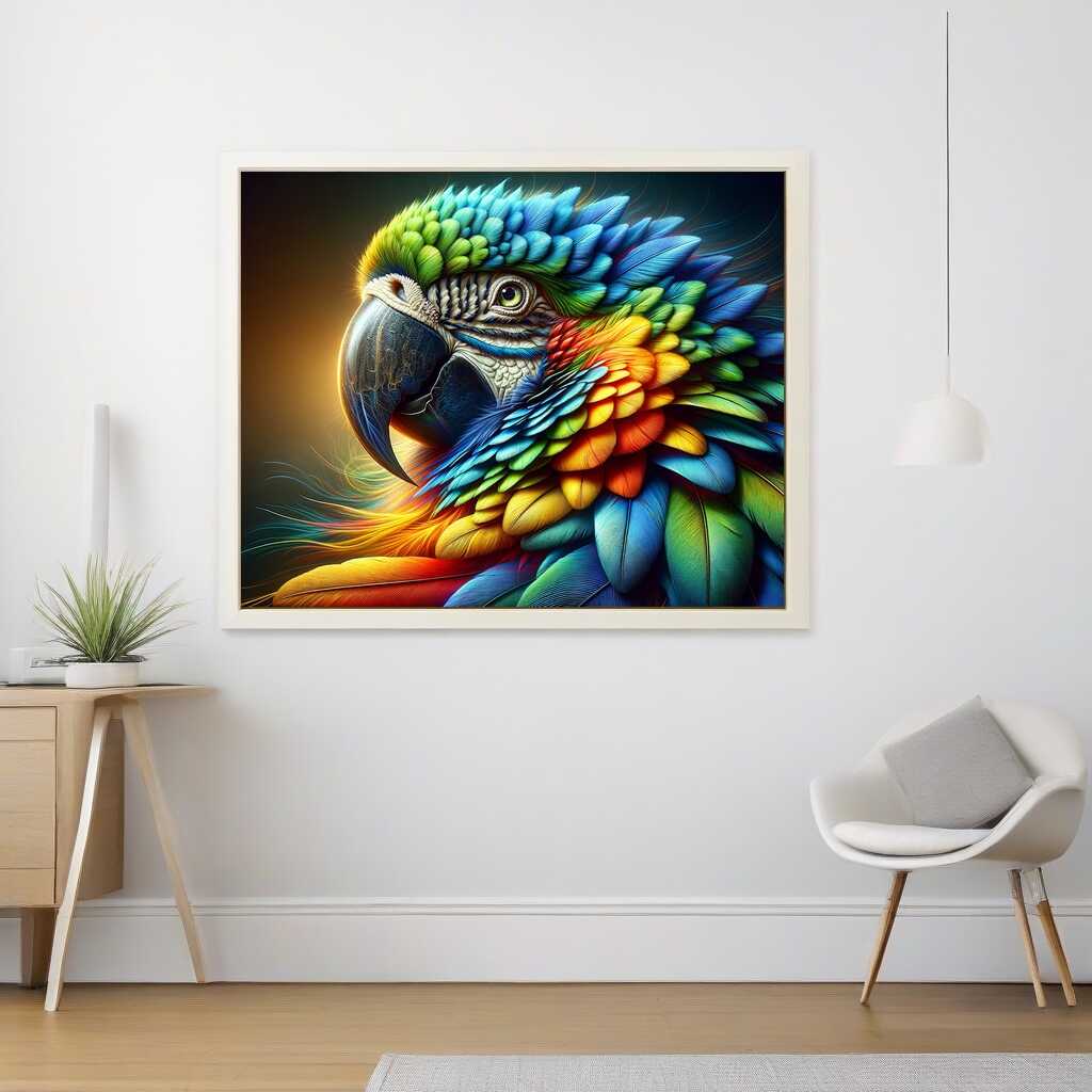 Malen nach Zahlen - Regenbogen Papagei - Jetzt kaufen – malennachzahlen-erwachsene