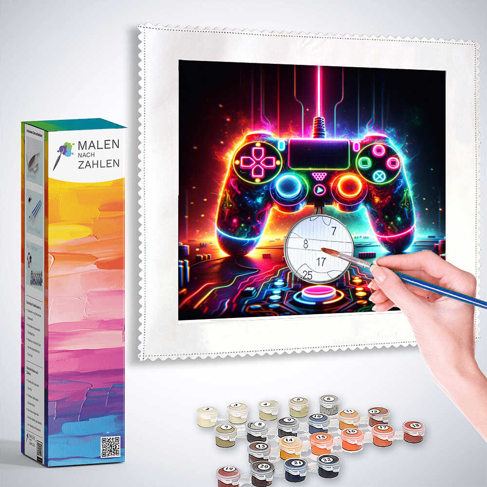 Malen nach Zahlen - Neon-Symphonie des Spiels - Jetzt kaufen