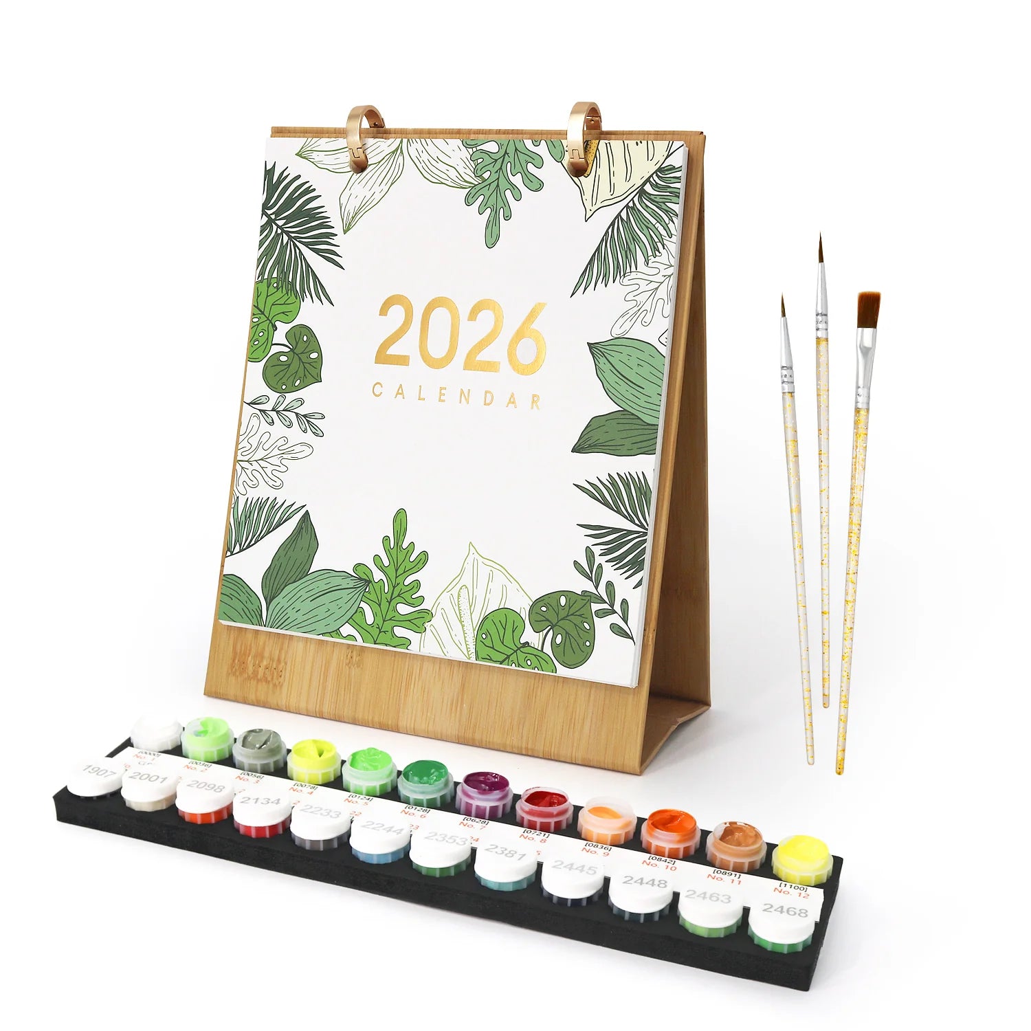 Kalender 2026 - Malen nach Zahlen - Zimmerpflanzen Edition ...