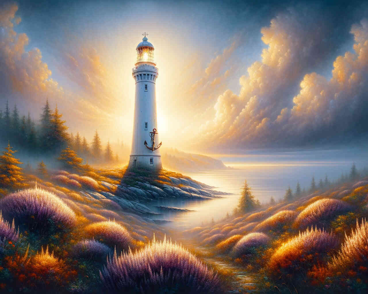 Leuchtturm, Anker - Malen nach Zahlen - Jetzt kaufen