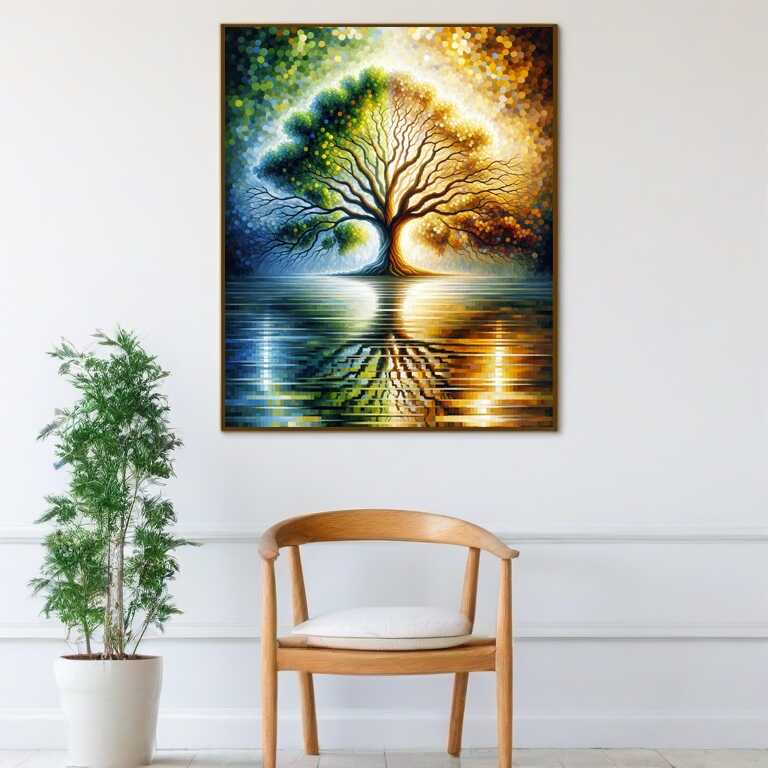 Malen nach Zahlen - Jahreszeiten Baum, Sonne - Jetzt kaufen