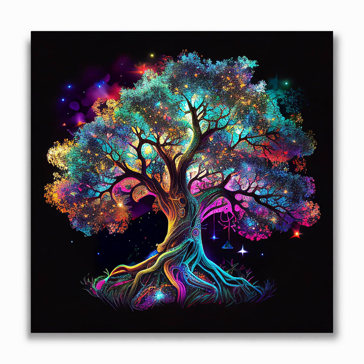 Malen nach Zahlen - Lebensbaum, Bunt - Jetzt kaufen – malennachzahlen-erwachsene