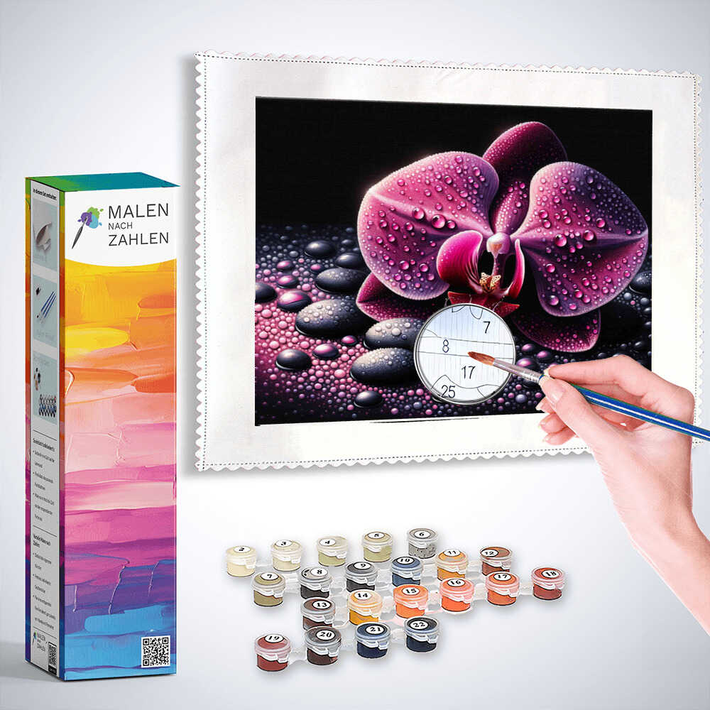 Malen nach Zahlen - Orchidee, groß - Jetzt kaufen