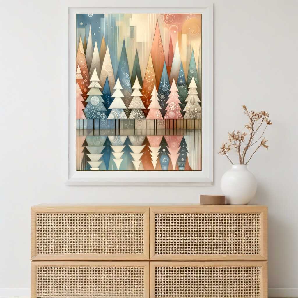 Malen nach Zahlen - Neun Tannenbäume - Jetzt kaufen – malennachzahlen ...