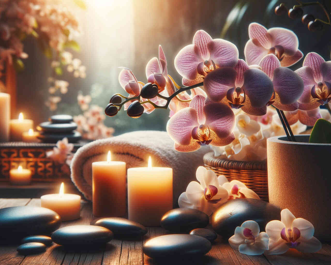 Malen nach Zahlen - Orchideen und Wellness - Jetzt kaufen