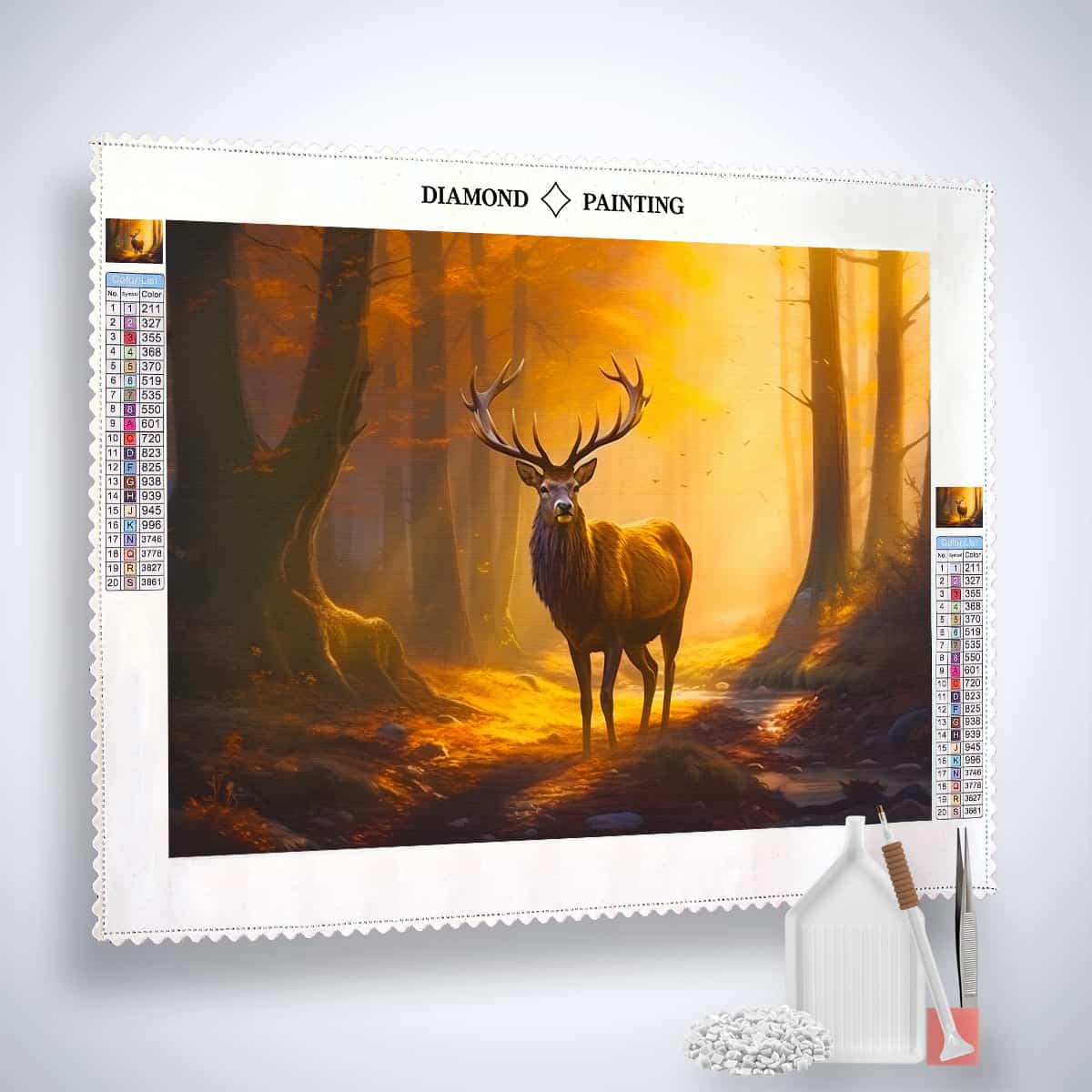 Diamond Painting - Hirsch im goldenen Wald - Jetzt kaufen ...