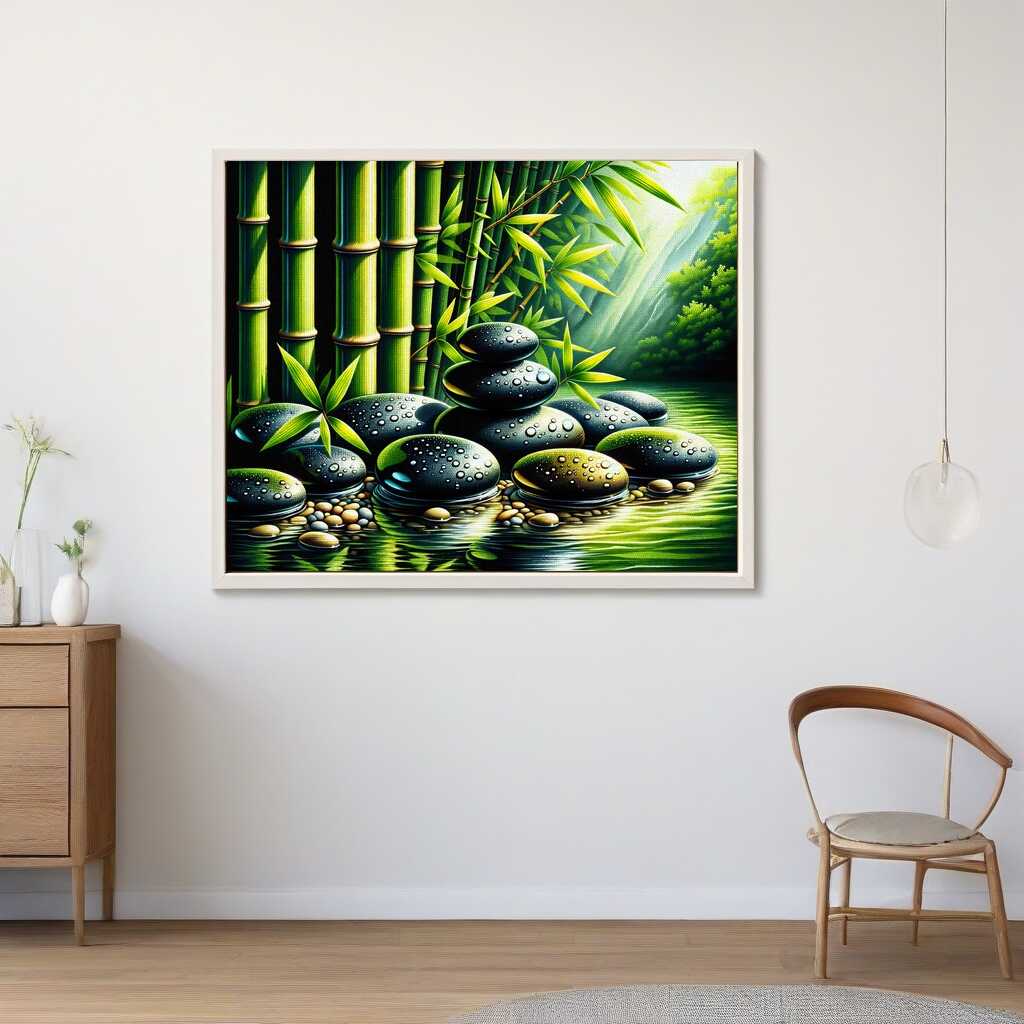 Malen nach Zahlen - Bambus und Steine - Jetzt kaufen