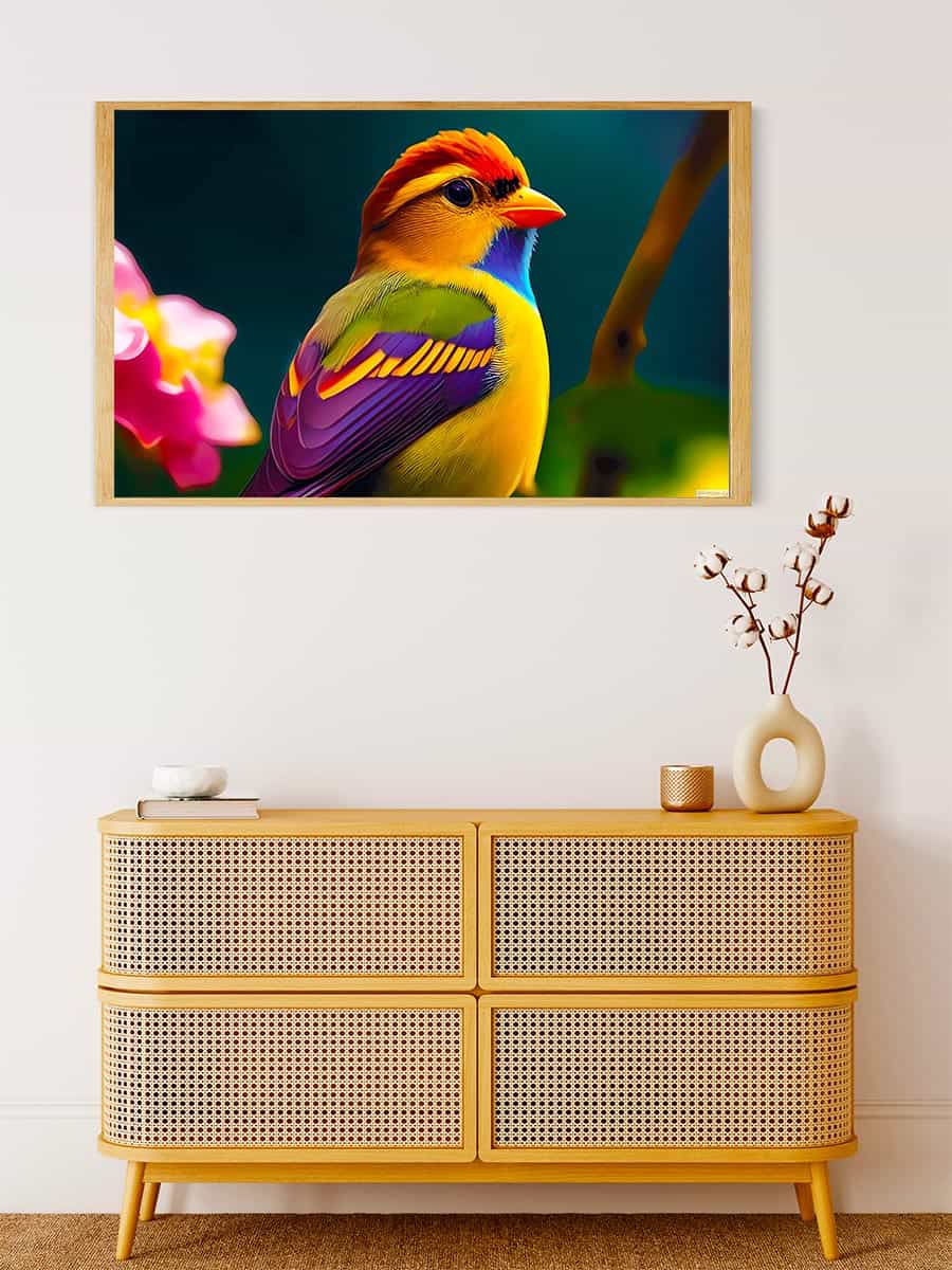 Malen nach Zahlen - Bunter Vogel mit Irokesenschnitt - Jetzt kaufen